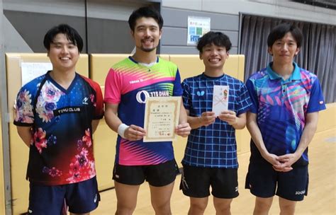 2024年度の大会結果 新日本スポーツ連盟東京卓球協議会
