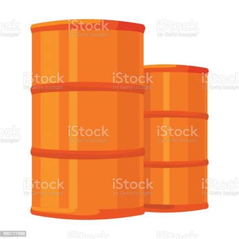 흰색 배경에 고립 된 만화 스타일에 오일 배럴 아이콘 석유 산업 기호 스톡 벡터 일러스트입니다 0명에 대한 스톡 벡터 아트 및 기타 이미지 Istock