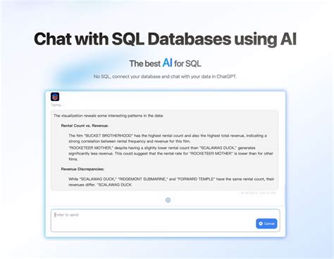 askyourdatabase sql ai chatbot