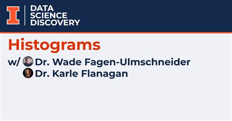 Histograms Data Science Discovery