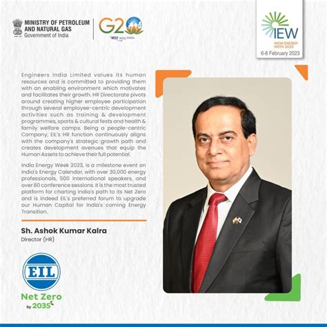 Ranjit Das On Linkedin Congratulations On Leading Eil For Green Energy The Future Is Green