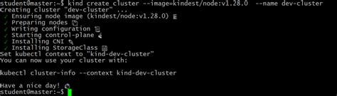 How To Deploy Multi Node Kubernetes Cluster Using Kind Bash Prompt