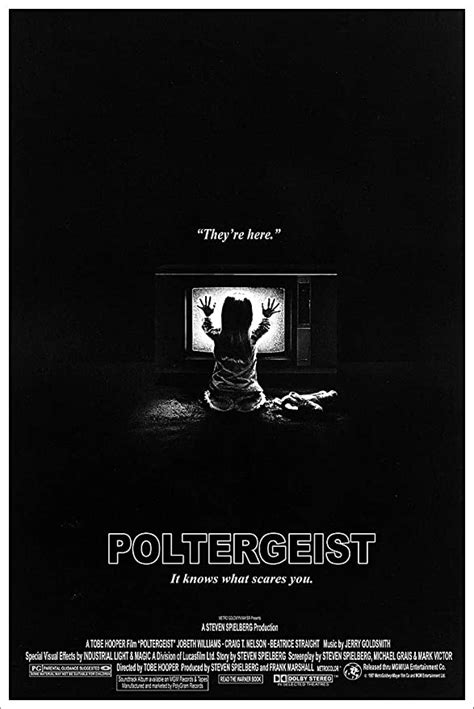 Póster Vintage De Película De Terror Blanco Y Negro