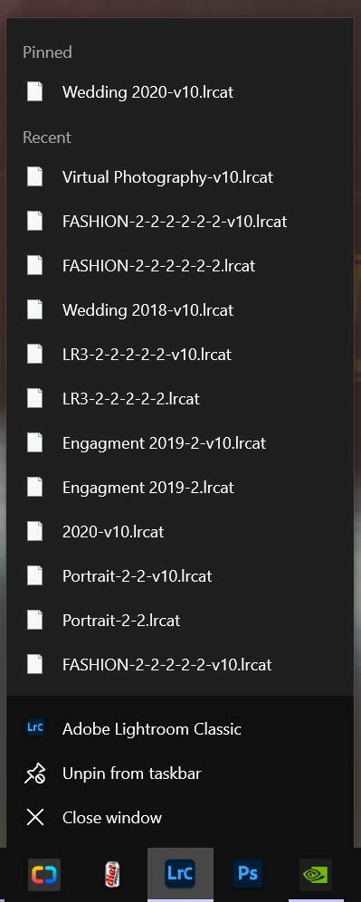 solved catalogs unavailable via taskbar windows 10 adobe product