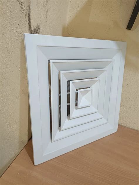 powder coated air diffuser return for commercial shape rectangle at