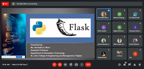 shraddha more on linkedin webdevelopment technology python flask