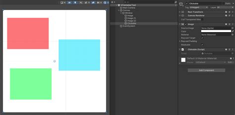 Unity Game Engine Some Objects In Prefab Instance Not Response The Click Event Stack Overflow
