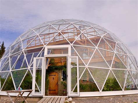 Inside Small Geodesic Dome Home