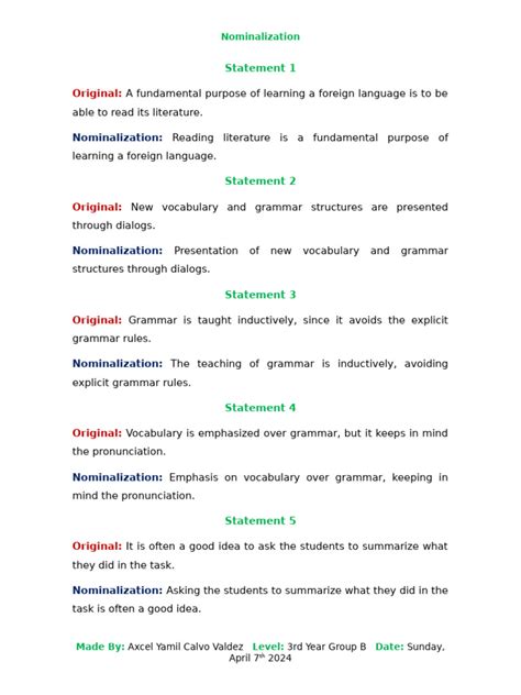 Nominalization Pdf