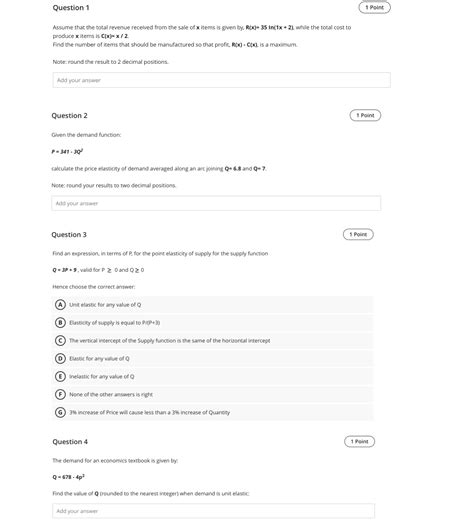 Solved 2 ﻿decimal Positionsquestion 11 ﻿pointassume That