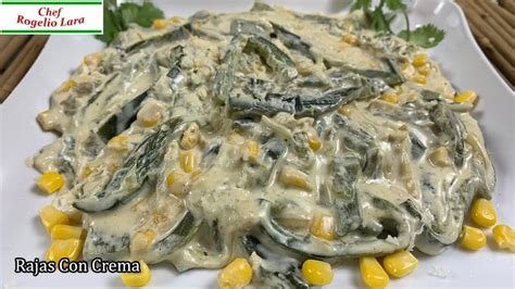 Rajas Con Crema Deliciosa Receta Artofit