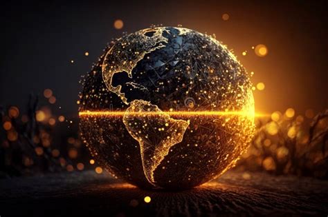 Interconnected World Through Tech Illustrating Digital Innovation And Progress Generative Ai