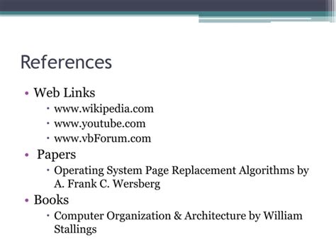 Page Replacement Algorithms Pptx Computing Technology And Computing