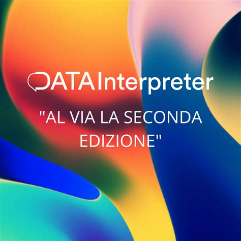 Data Interpreter Al Via La Seconda Edizione Piano C Piano C