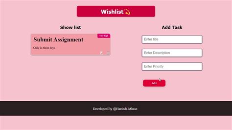 Harshda Mhase On Linkedin React Javascript Webdevelopment Todolist Reactdevelopment