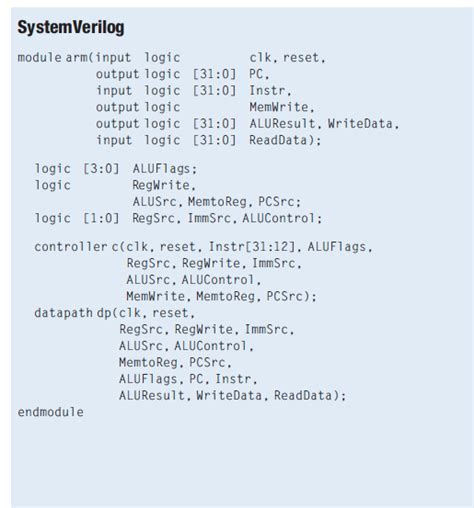 solved modify the hdl code for the single cycle arm