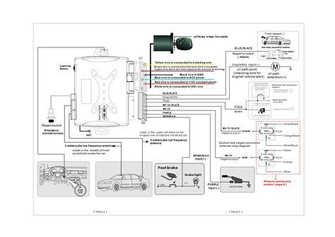 12v Universal 8pcs Car Alarm Start Security System Pke Induction Anti Theft Car Alarm Keyless