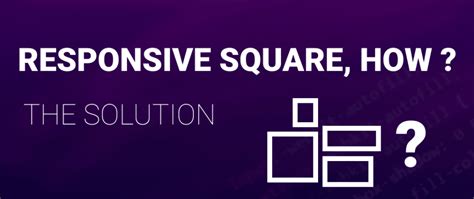 responsive square how 🤔 here s the solution dev community