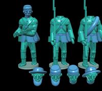 American Civil War Figures 3d Models To Print Yeggi
