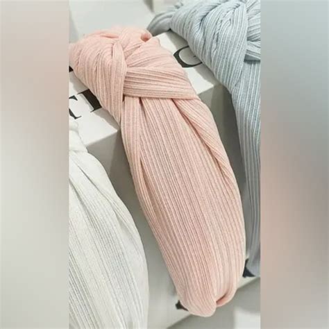 Accessories 1 Neutral Knotted Headband Pink Poshmark