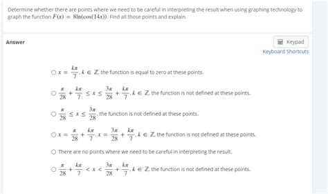Solved Determine Whether There Are Points Where We Need To Chegg Com