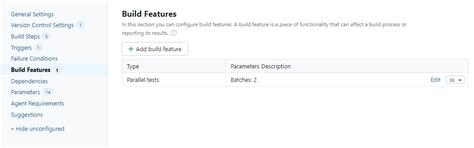 parallel test didnt split my test teamcity support jetbrains