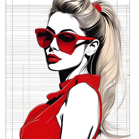 Blonde In Red Sketches 8 By Quantumreel On Deviantart