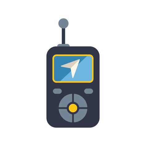 Gps Navigator Device Showing Position On Screen With Antenna 52624878