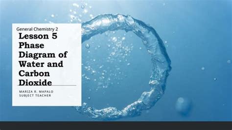 Phase Diagram Of A One Component System Water System Ppt