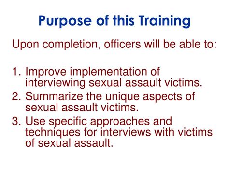 PPT Sexual Assault In Service Training For Maryland Law Enforcement Officers PowerPoint