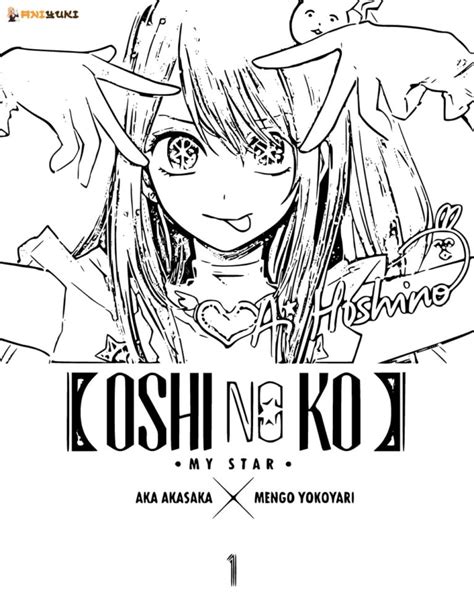 Oshi No Ko Coloring Pages Aniyuki Anime Portal