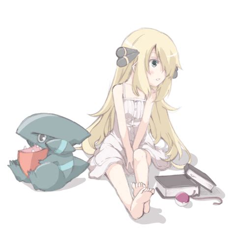 Cynthia And Gible Pokemon And More Drawn By Makusu Danbooru