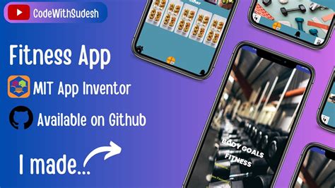 Fitness App Made In Mit App Inventor Static Ui Based Coding Programming Mitappinventor