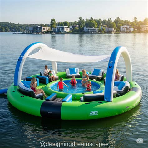 Inflatable Yacht Lake Floats Luxury That Packs And Floats Light