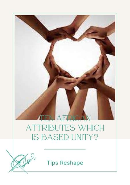 Ten African Attributes Which Is Based Unitypdf