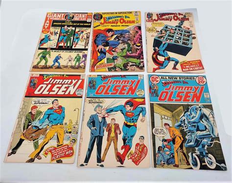 Lot Six Dc Supermans Pal Jimmy Olsen Comics Dated 1971 1972