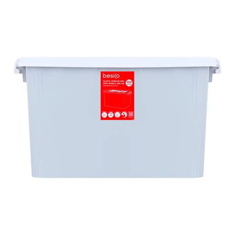 เบสิโค กล่องพลาสติกอเนกประสงค์ ขนาด 100 ล รุ่น 2007 สีเทา Big C Online