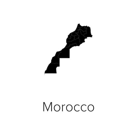 Morocco Outline Map Vectors And Illustrations For Free Download Freepik