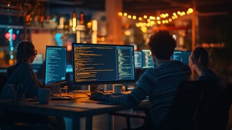 free late night coding image download at stockcake