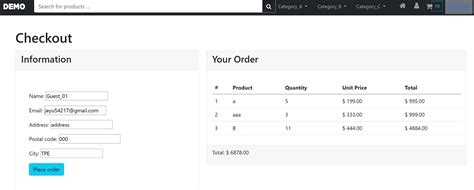 Github Jeyu54217djangoecommerce An E Commerce Demo Website Built