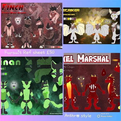 Ref Sheet Commissions Are Open 🌸 R Protogen