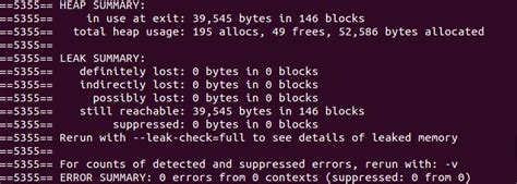 Memory Management Why Valgrinds Heap Summary With More Allocs And