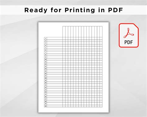 Class Record Printable Class Attendance Sheet Grade Log Class Gradebook Word And Pdf A4 Us