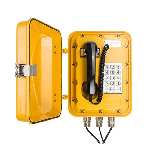 China Industrial Voip Sip Explosionproof Telephone With Flash Light And Horn Loudspeaker For