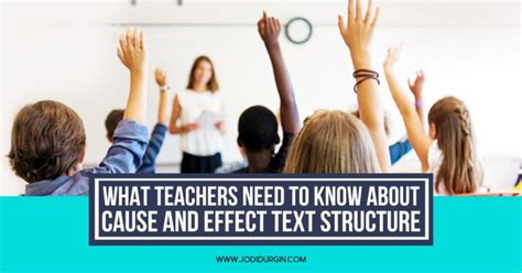 How To Teach Cause And Effect Text Structure In 2025 Teaching With Jodi Durgin And Company