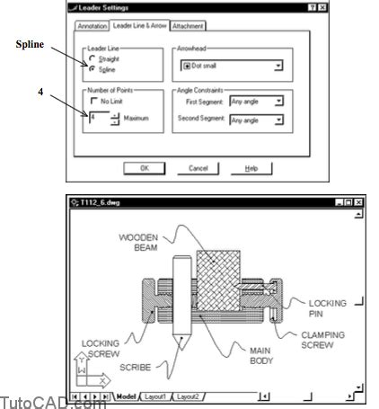 How To Use Quick Leaders Tutorial AutoCAD