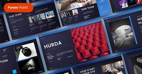 Hurda — Шаблон презентаций Powerpoint для бизнеса Шаблоны презентаций Envato Elements