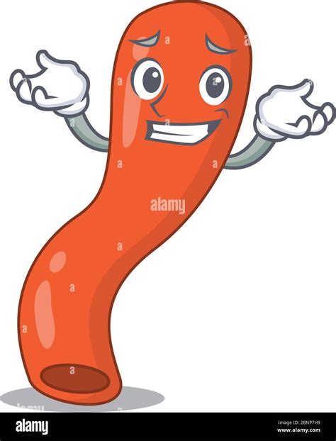 A Cute Picture Of Grinning Appendix Caricature Character Stock Vector Image And Art Alamy