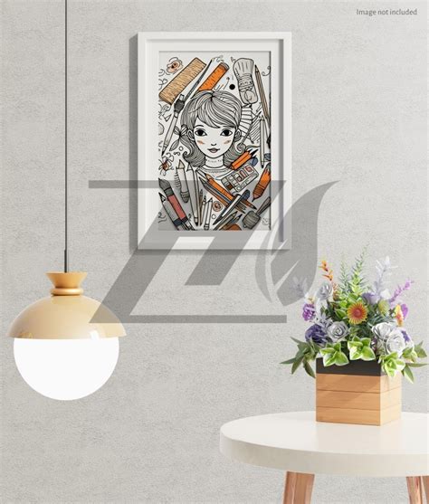 دانلود فایل لایه باز موکاپ طراحی قاب عکس روی دیوار دانلود رایگان فایل لایه باز، Psd، وکتور