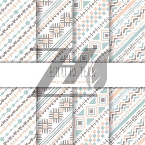 دانلود وکتور مجموعه پترن بوهو دانلود رایگان فایل لایه باز، Psd، وکتور، لوگو و موکاپ